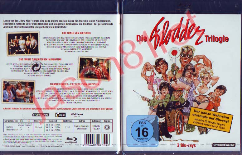 Die Flodder Trilogie Blu Ray Teil 1,2,3 uncut NEU Kaufen!