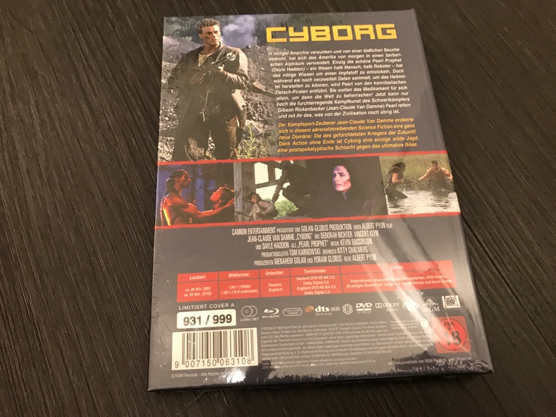 Cyborg (1989) - Limited Mediabook Edition Kaufen!
