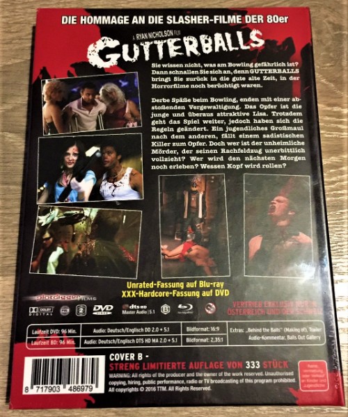 Gutterballs UNRATED & HARDCORE ! BR&DVD MEDIABOOK Kaufen!