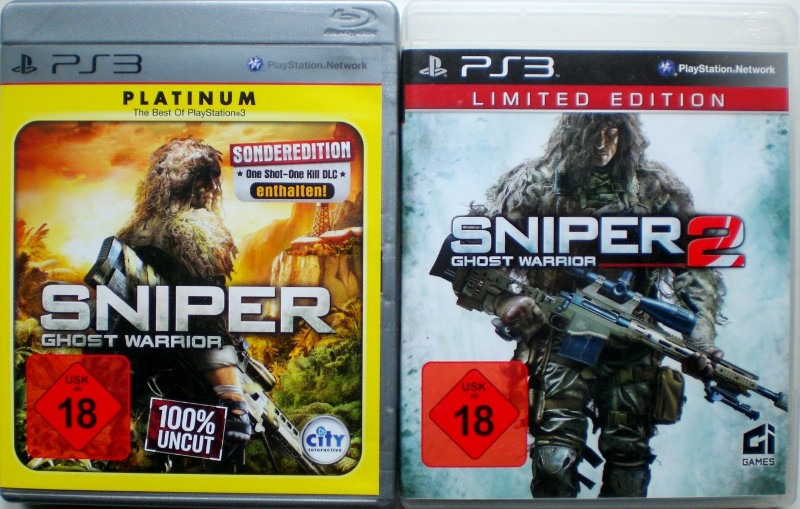Sniper: Ghost Warrior 1 + 2 - Limited Edition PS3 Kaufen!